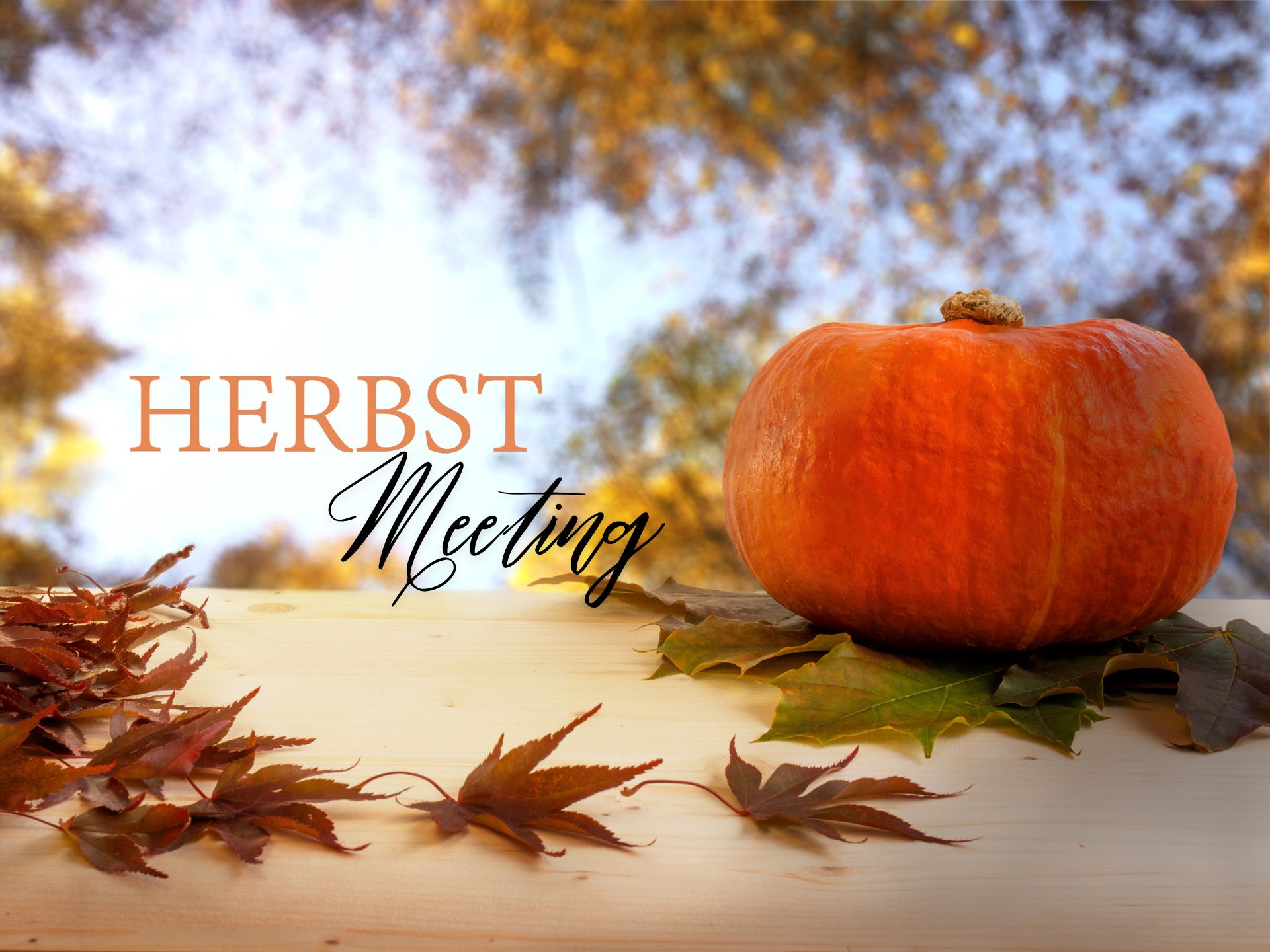 Plan your Autumn Meeting 2024 - Now is the right time! | Tagen in Baden ...